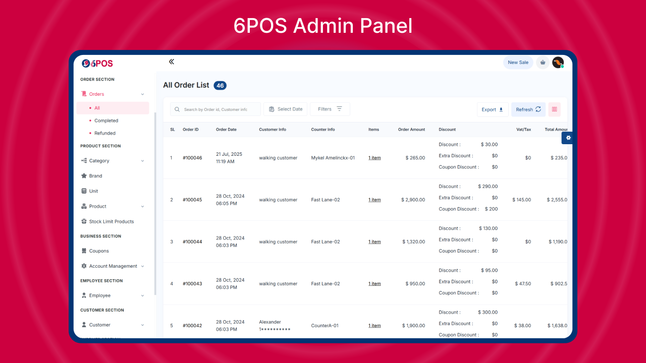 6POS - The Ultimate POS Solution by sixamtech | CodeCanyon